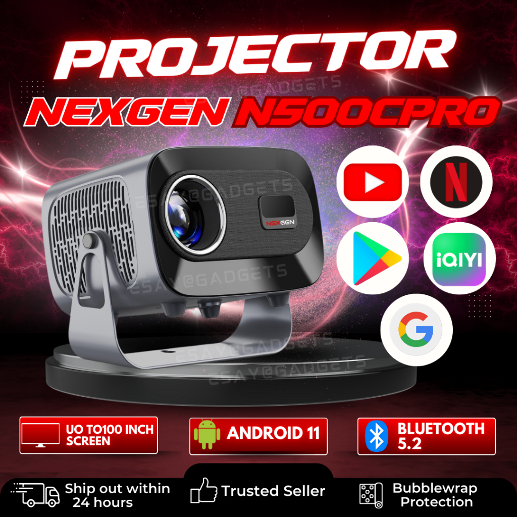 LOCAL MALAYSIA SALLER TOP Projector Android 13 NEXGEN N500 PRO FHD | Shopee Malaysia