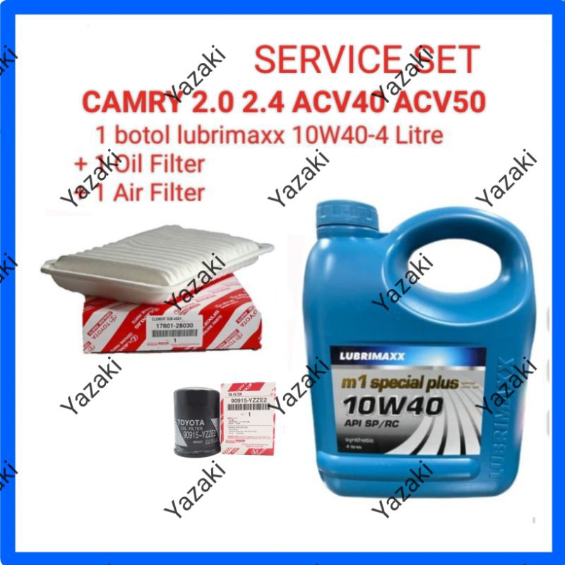 Toyota Camry 2.0 2.4 ACV40 ACV50 ASV50 (Lubrimaxx 10W40 Engine Oil 4L ...