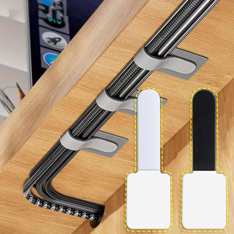 Cable Tie Velcro Tape Cable Management Cable Organizer and Loop Tape ...