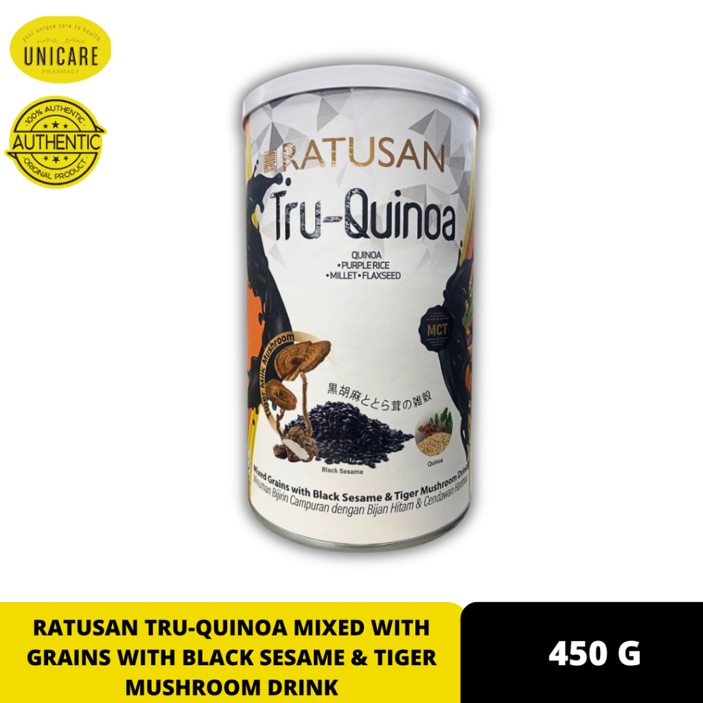 RATUSAN TRU-QUINOA MIXED WITH GRAINS WITH BLACK SESAME & TIGER MUSHROOM ...