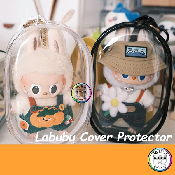 Labubu V1 V2 Plush Doll Accessories 娃包 Cover Protector With Zip Dust ...