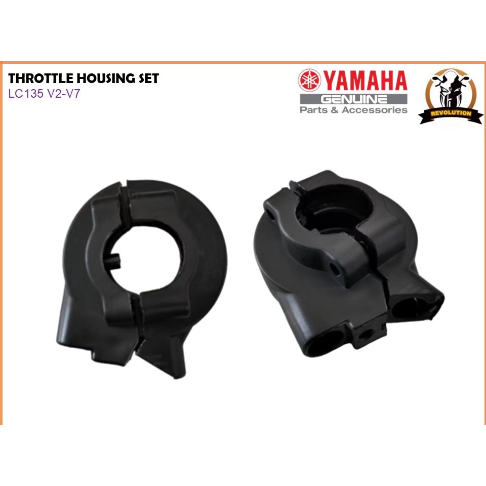 THROTTLE HOUSING THROTTLE GRIP CAP COVER YAMAHA LC 135 LC135 V2 V3 V4 ...