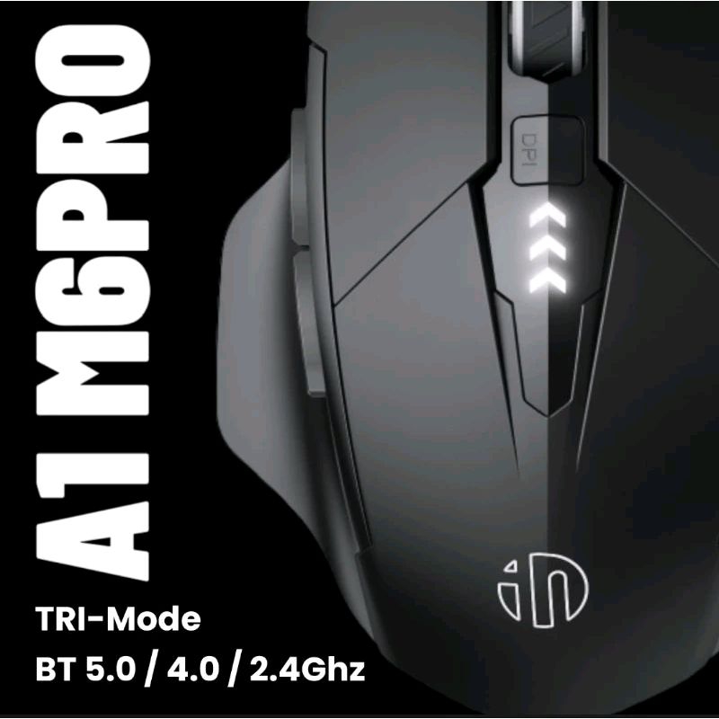 Inphic A1 M6Pro Wireless Mouse Bluetooth+2.4G tri-mode Rechargeable ...