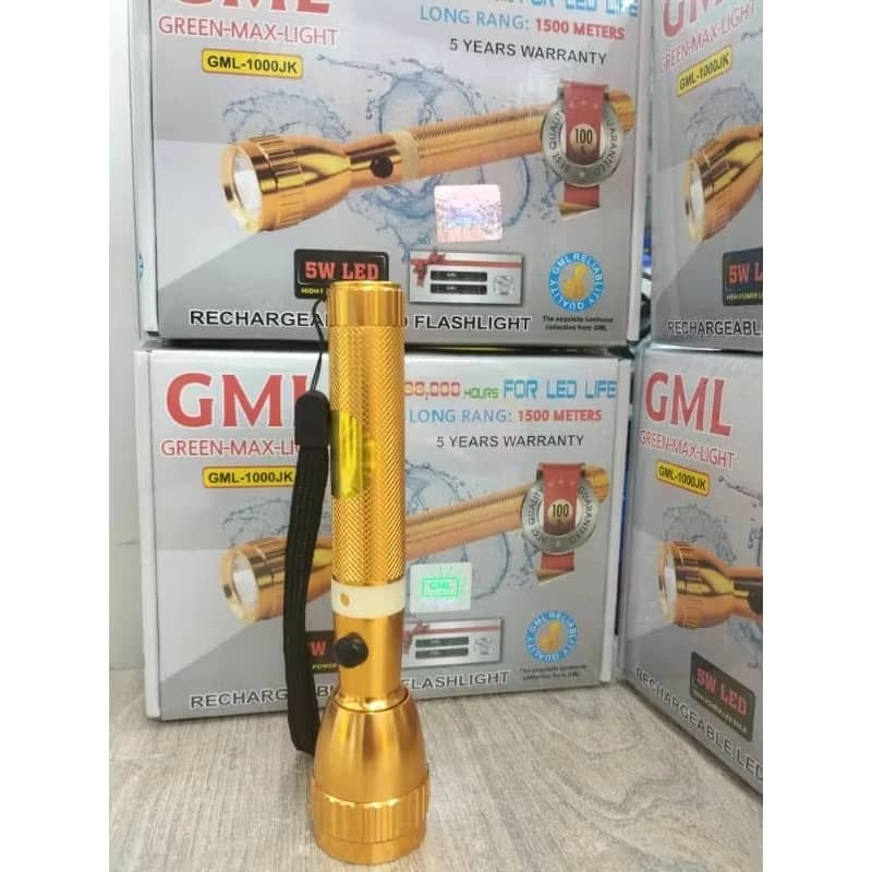 GML GREEN MAX LIGHT 1000-JK/ TORCH FLASH LIGHT-japan | Shopee Malaysia