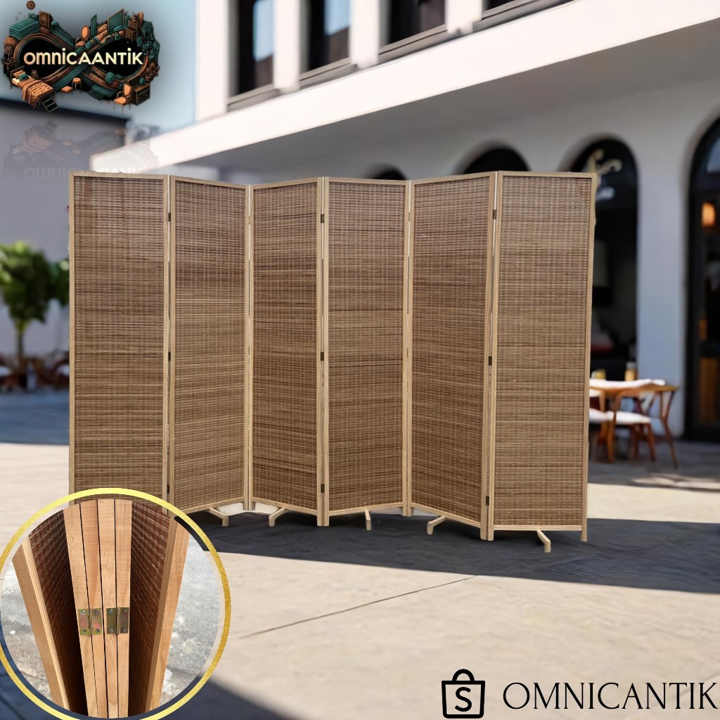 Modern 4-Panel & 6-Panel Room Divider – Stylish, Foldable Privacy ...