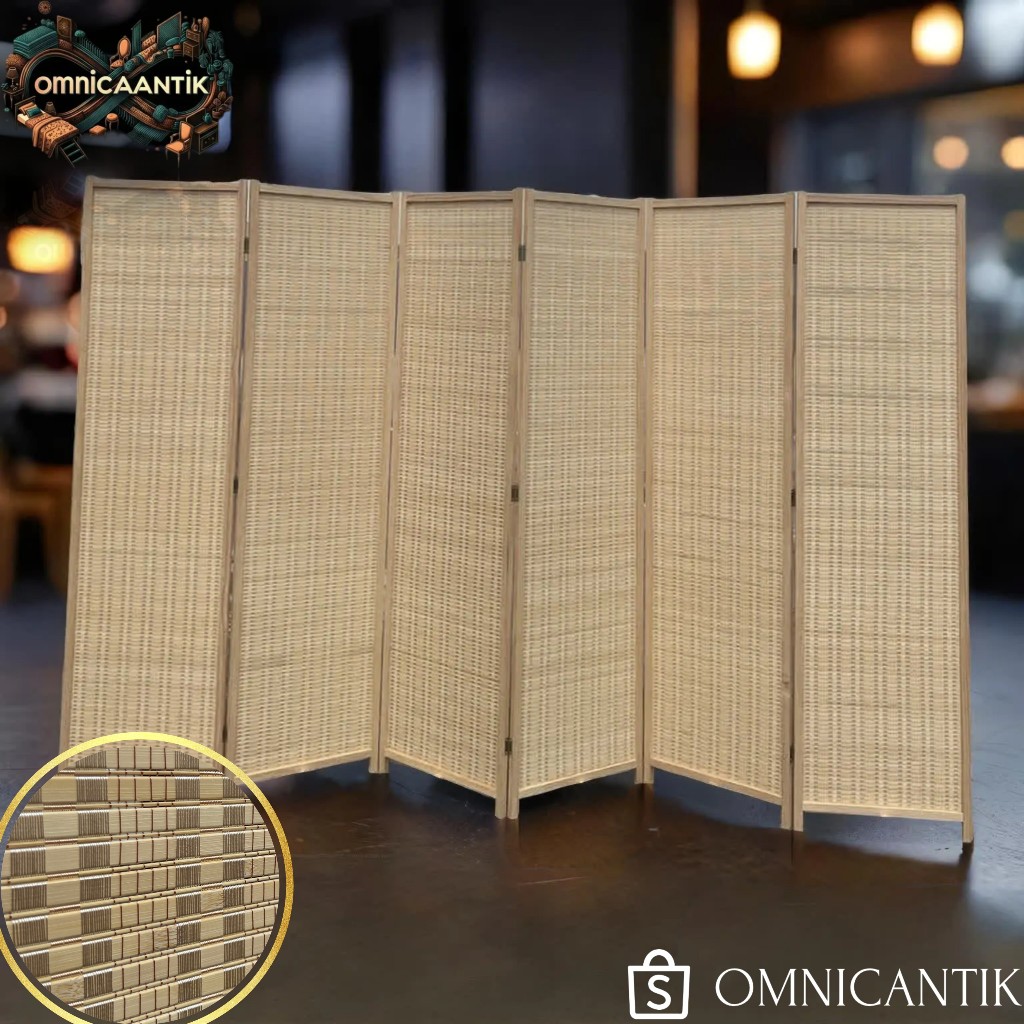 Modern 4-Panel & 6-Panel Room Divider – Stylish, Foldable Privacy ...