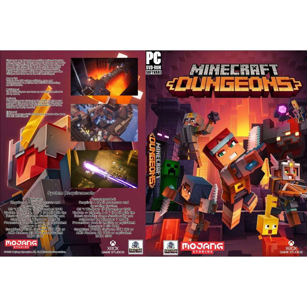 (PC DVD) Minecraft Dungeons | Shopee Malaysia