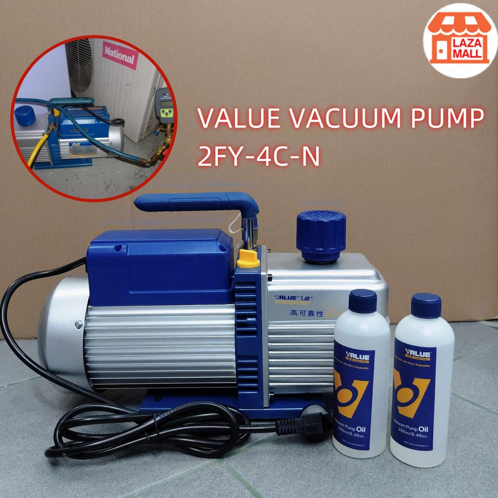 8.48CFM VALUE VACUUM PUMP 2FY-4C-N 1/4HP DUAL STAGE AIR CONDITIONING ...