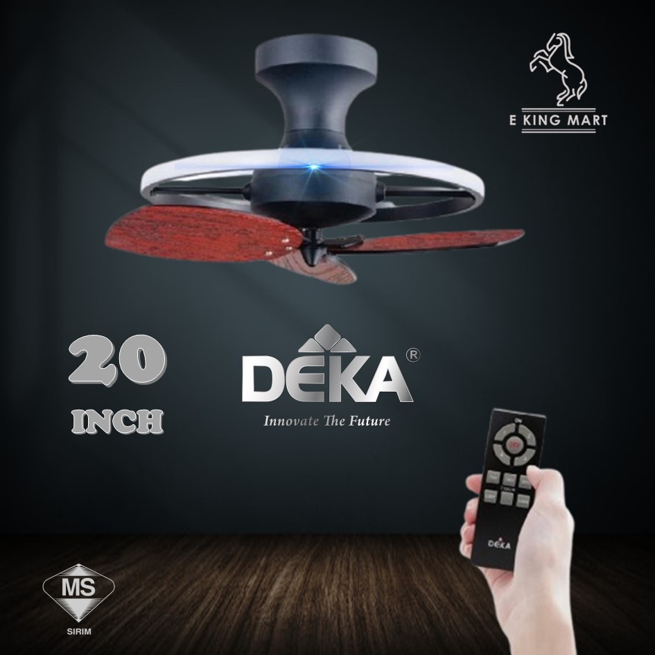 DEKA DC MOTOR CEILING FAN 20" WITH REMOTE CONTROL CONCEPT MICRO 14 ...