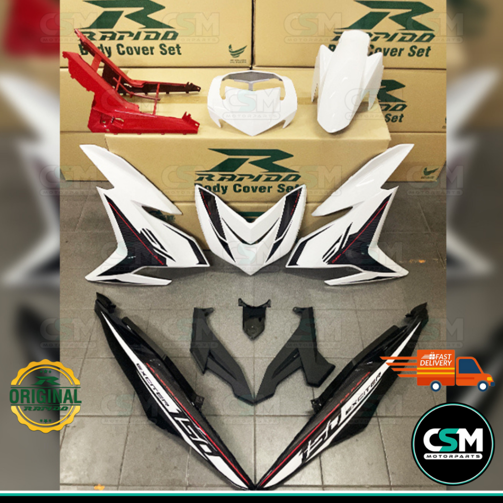 [READY STOCK] Coverset Bodyset Yamaha Exciter RC-150 Y15 Y15ZR V1 V2 (STICKER TANAM) | Shopee ...