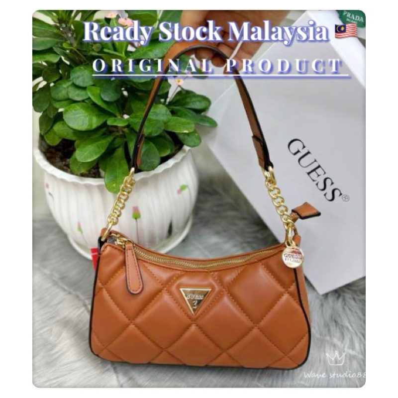 🇲🇾🔥READY STOCK MALAYSIA🔥Guess Factory Gabbi Ori Top zip Shoulder bag ...