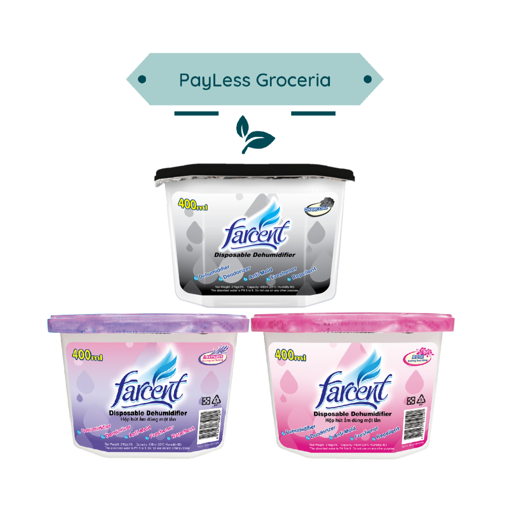 Farcent Dehumidifier Disposable Starter 400ml (Rose , Lavender ...