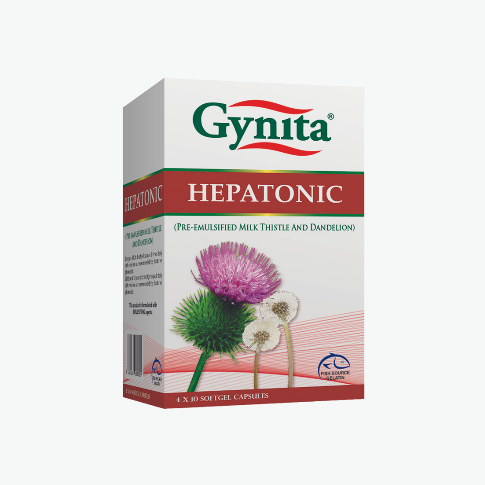 Gynita Hepatonic (Pre-Emulsified Milk Thistle and Dandelion) Softgel ...