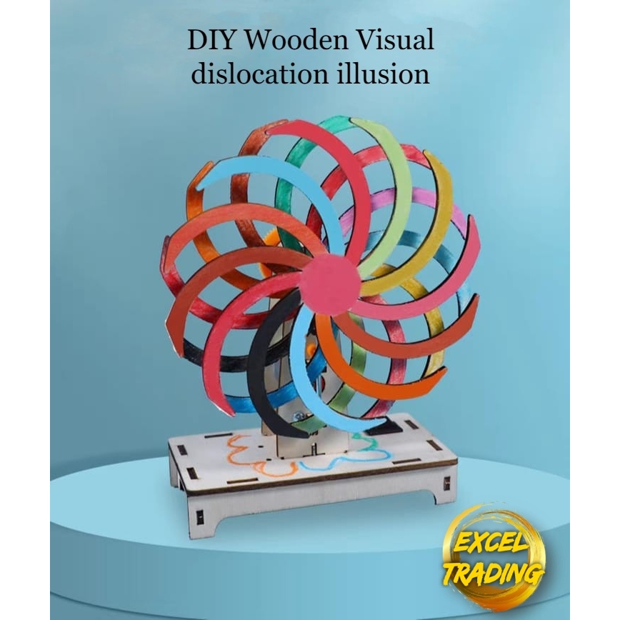 Sains / RBT : DIY Wooden Visual dislocation illusion - STEM Educational ...
