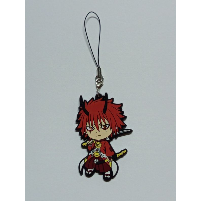 That Time I Got Reincarnated as a Slime Benimaru rubber strap keychain ...