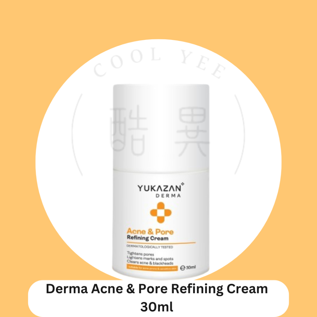 Yukazan Derma Acne & Pore Refining Cream 30ml Acne Removal Krim Jerawat ...