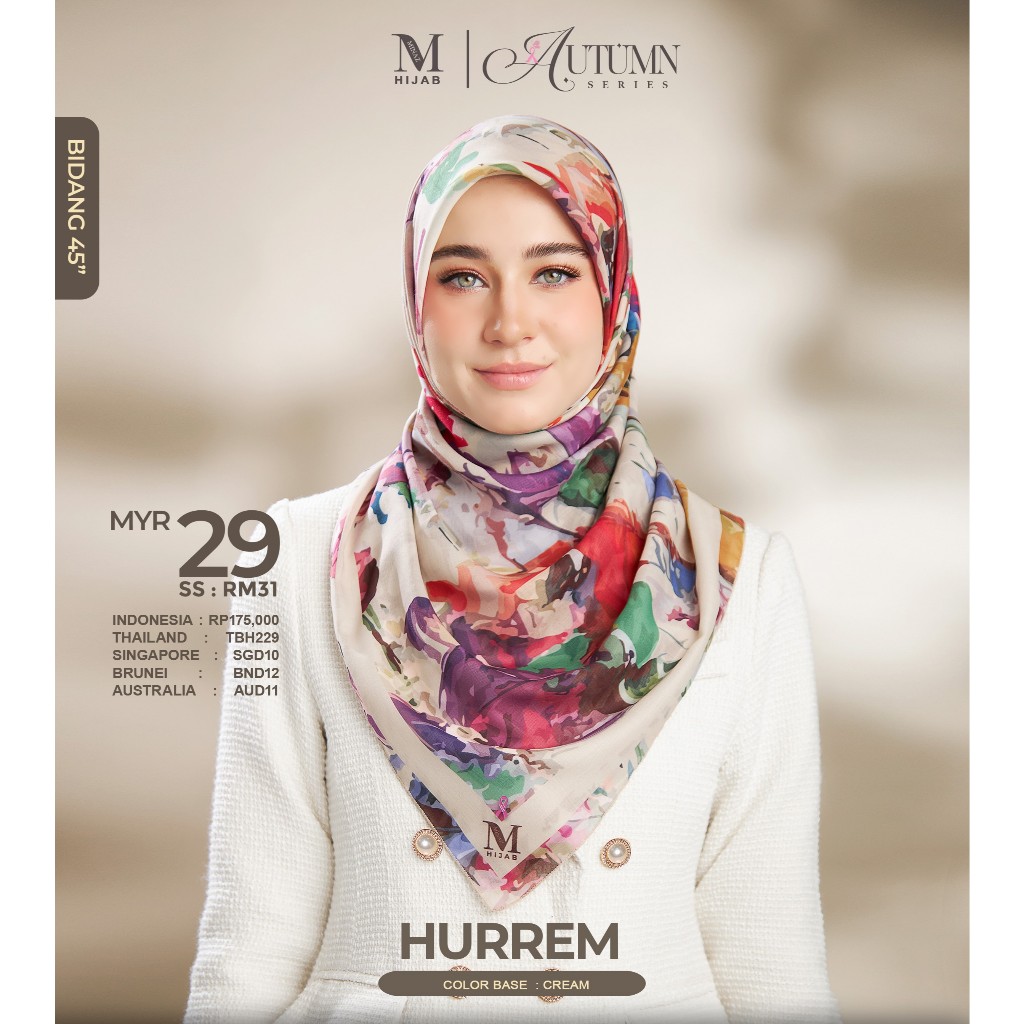 MINAZ HIJAB AUTUMN SERIES : HURREM | Shopee Malaysia