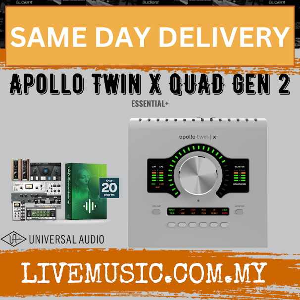 Universal Audio Apollo Twin X QUAD Gen 2 Thunderbolt Audio Interface ...