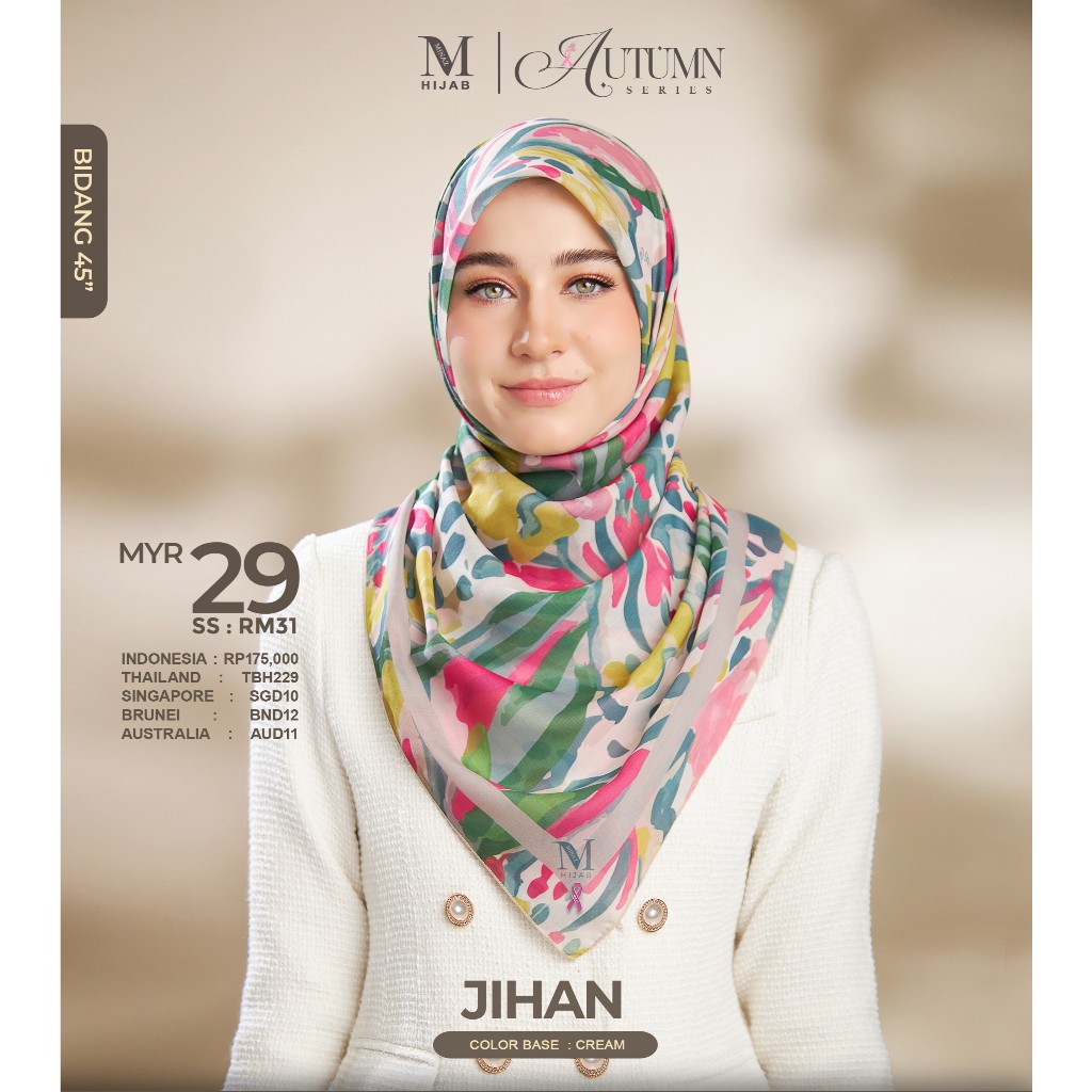 MINAZ HIJAB AUTUMN SERIES : JIHAN | Shopee Malaysia