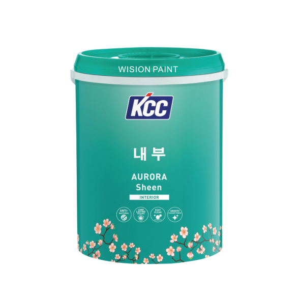 ( 1L ) 1 LITER AURORA SHEEN KCC PAINT INTERIOR LONG LASTING EASY CLEAN SMOOTH ELEGANT FINISH ...