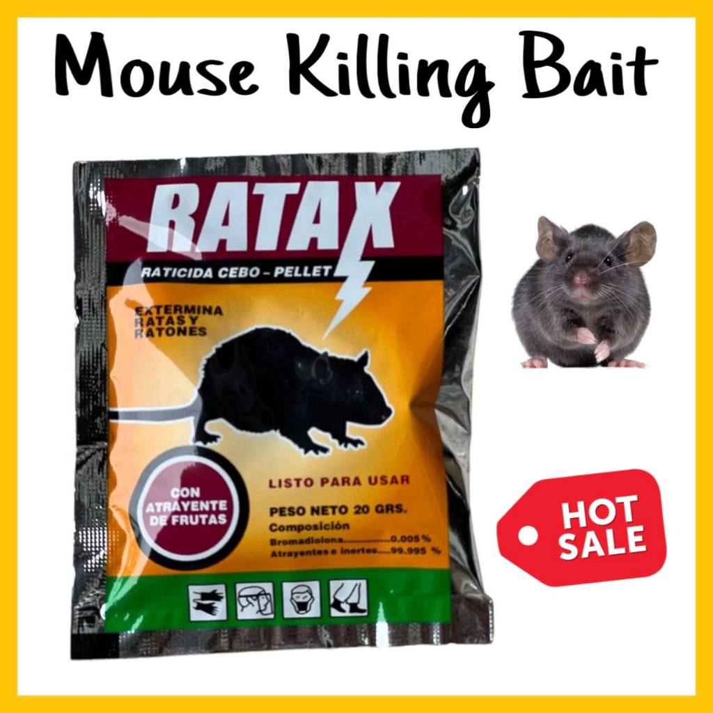 Ratax Rat Mouse Killing Bait Trap Pellet Repellent Poison (1 pieces ...