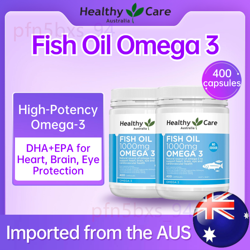 [Imported form Australia] Healthy Care Fish Oil Omega 3 1000mg 400 ...