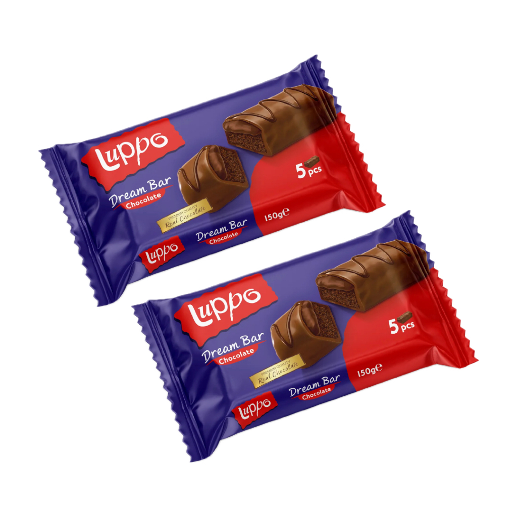 Luppo Dream Bar Cake Choco (30g*5pcs) - (Pack of 2) (Luppo Dream Bar ...