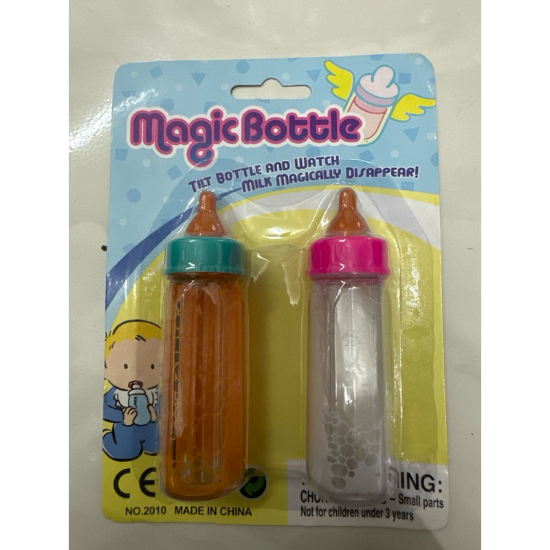 2 pcs Magic Disappearing Milk And Juice Bottles With Pacifiers For Baby ...