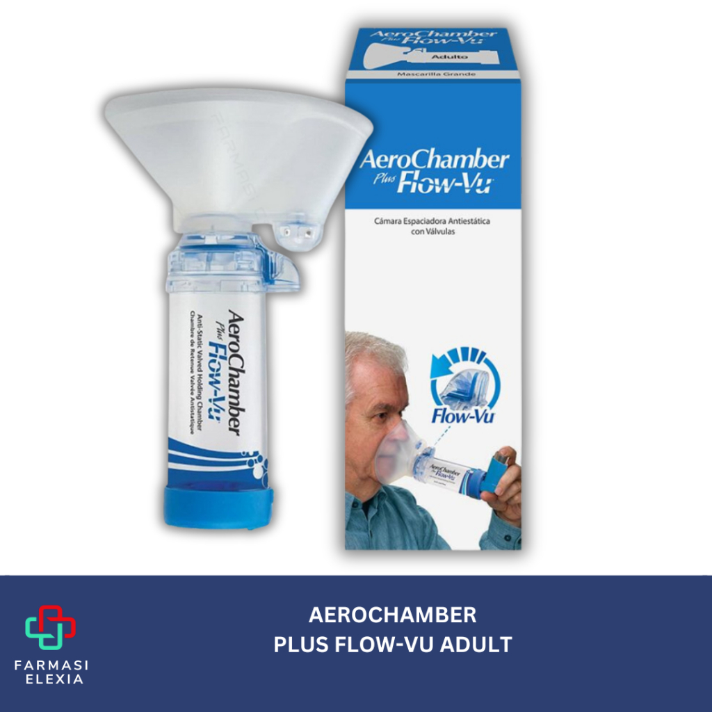AEROCHAMBER PLUS FLOW-VU ANTI-STATIC VALVED HOLDING CHAMBER ADULT LARGE ...