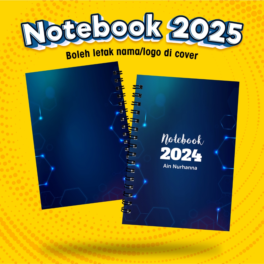 NOTEBOOK 2025 (COVER BOLEH TAMBAH NAMA) | Shopee Malaysia