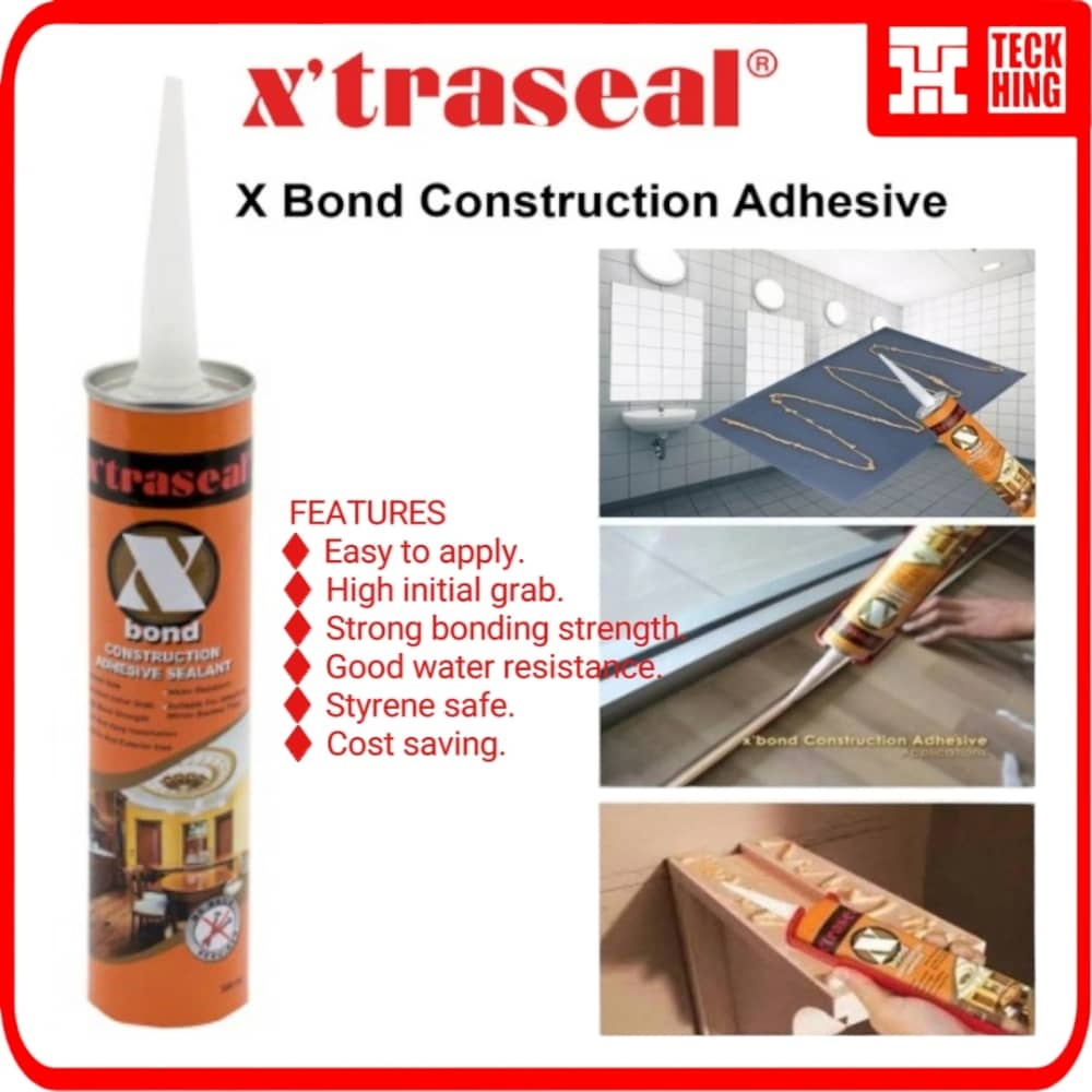 XTRASEAL X-BOND Construction Adhesive Sealant (320g)/Silicone Gun | Shopee Malaysia