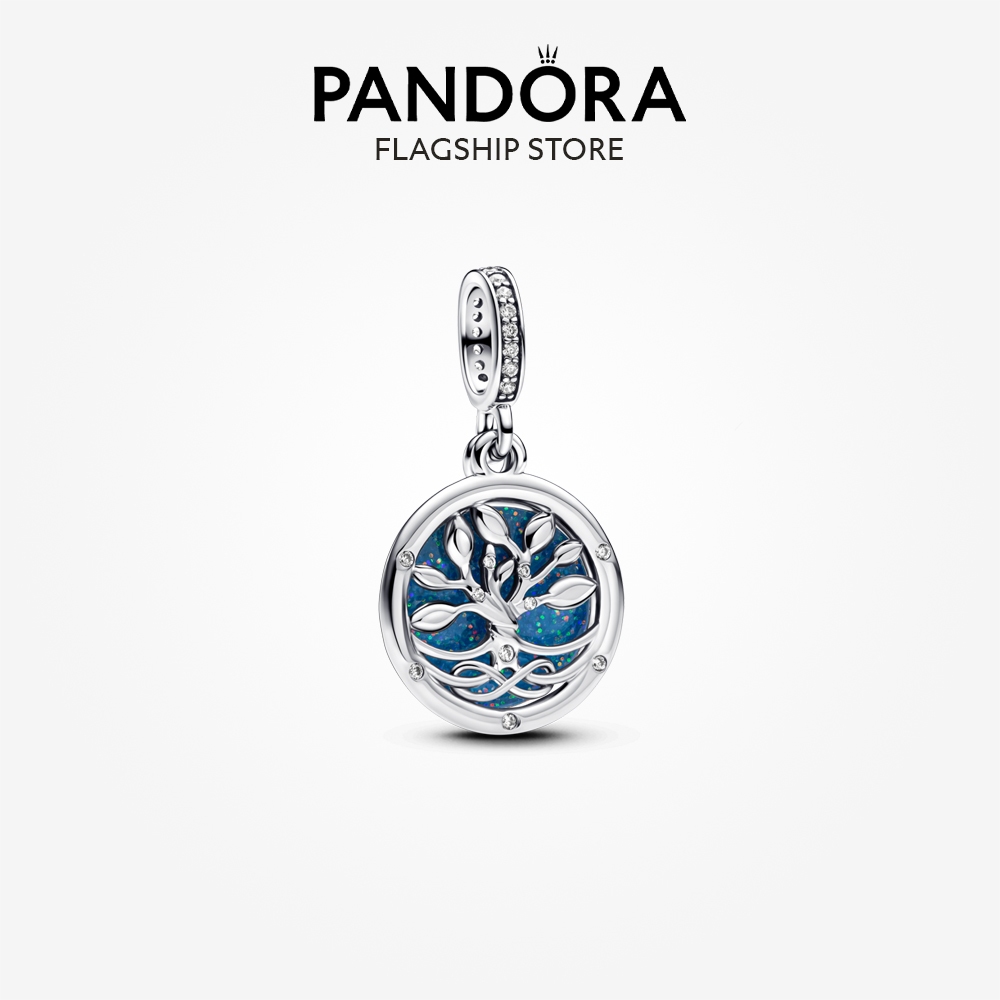 Pandora Glow-in-the-dark Infinity Tree Double Dangle Charm | Shopee ...