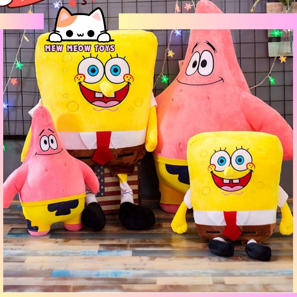 [MEW] 35cm/70cm Spongebob Patrick Star Doll Cartoon Doll Stuffed Toys ...