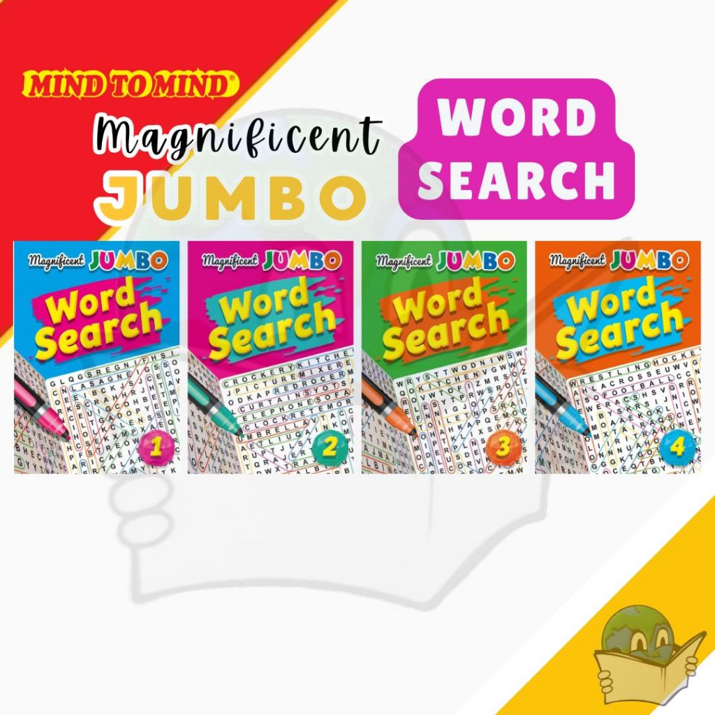 Magnificent Jumbo Word Search [Mind to Mind] | Shopee Malaysia