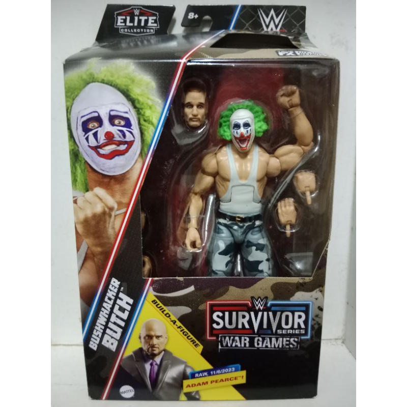 Mattel WWE Elite Survivor Series Bushwhacker Butch Wrestling Action ...