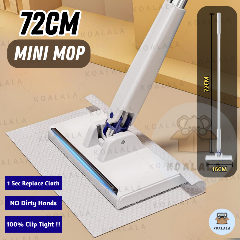 【Automatic】Lazy Mop Hands Free Mop Lantai Pakai Buang Wet Tissue Mop ...