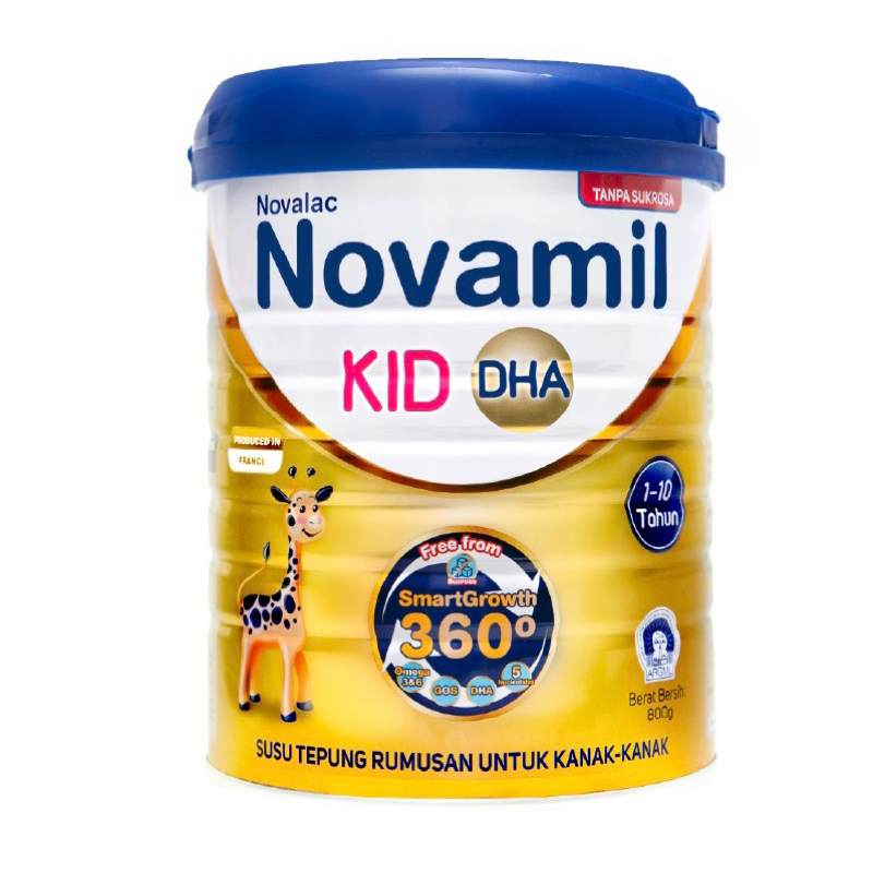 Novalac Novamil Kid DHA 1-10 Tahun (800g) | Shopee Malaysia