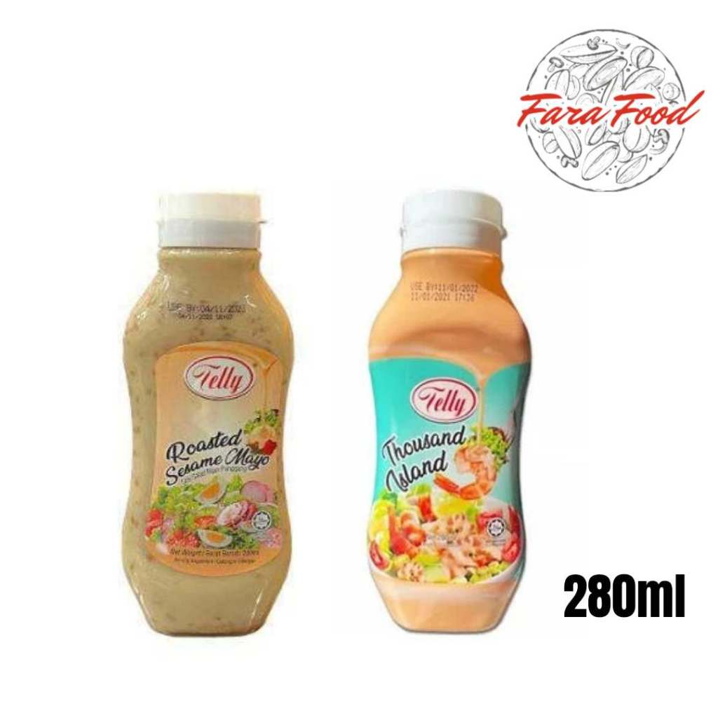 Mayonnaise Sauce Mayonis Roasted Sesame Thousand Island Sos Salad ...