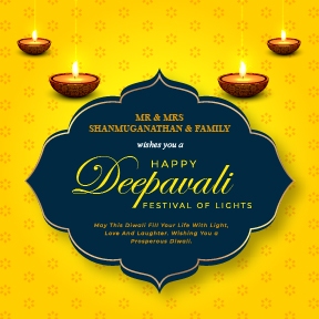 Deepavali Ecard I Diwali I Ecard I E-card I Greetings Card | Shopee ...