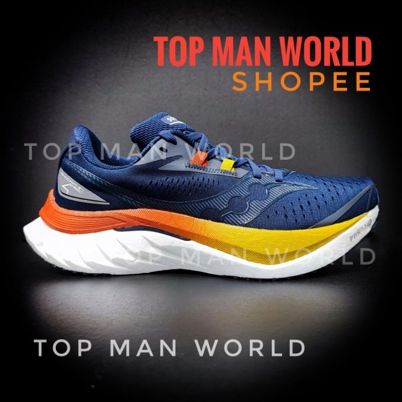 SAUCONY ENDORPHIN SPEED 4 men / NAVY SPICE / NYLON PLATE RUNNING SHOE ...