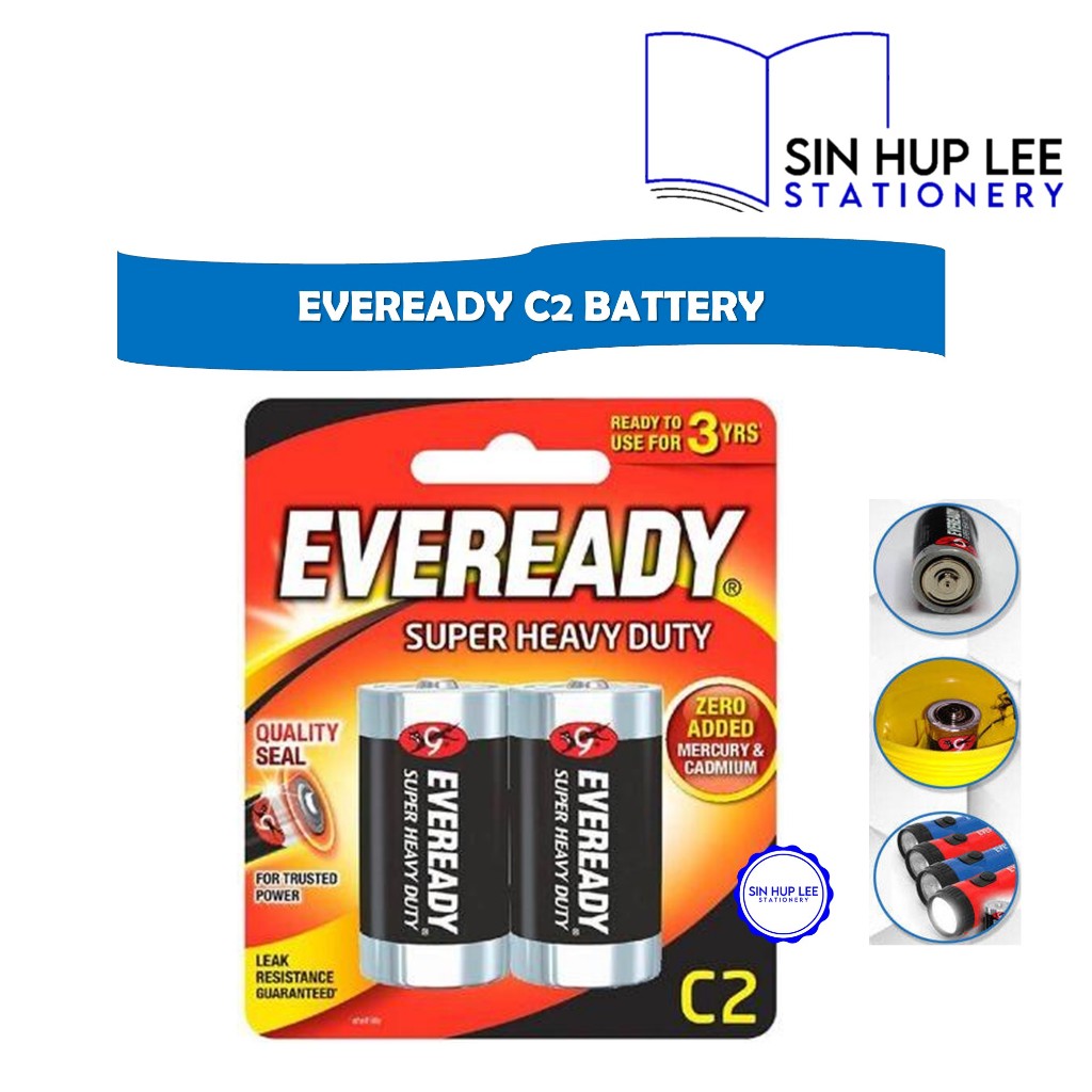 [Original] Eveready C2 Battery Super Heavy Duty Battery | Shopee Malaysia
