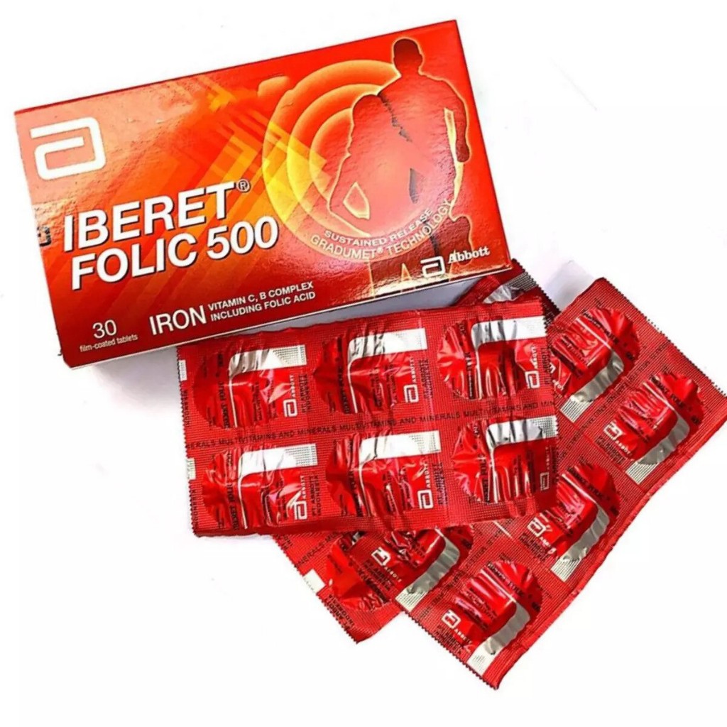 Iberet Folic Acid 500 30's (Supplement Tambah Darah) | Shopee Malaysia