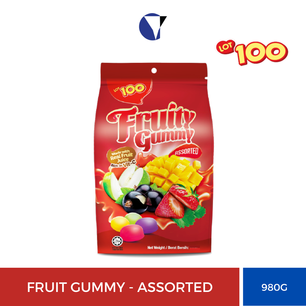 SN - LOT 100 FRUITY GUMMY - ASSORTED FLV (980G) | Shopee Malaysia