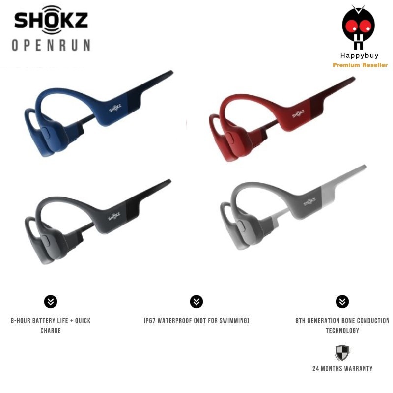 Shokz Open Run / Open run Mini Bone Conduction Open-Ear Wireless ...