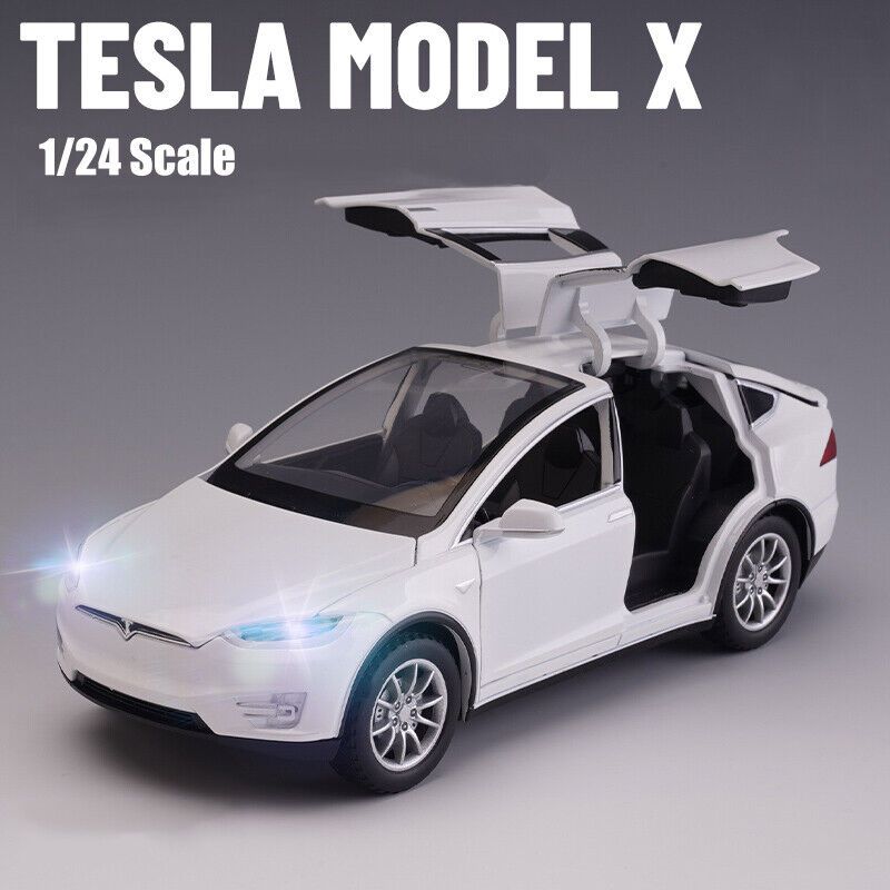 🔥Die Cast🔥 Tesla Die Cast 1/24 Collection Car Vehicle Car Model With ...