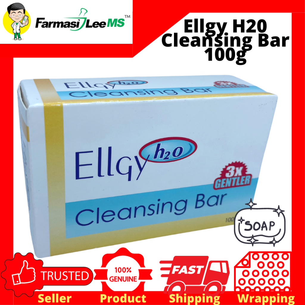 Ellgy H20 Cleansing Bar 100g (Exp 04/2027) | Shopee Malaysia