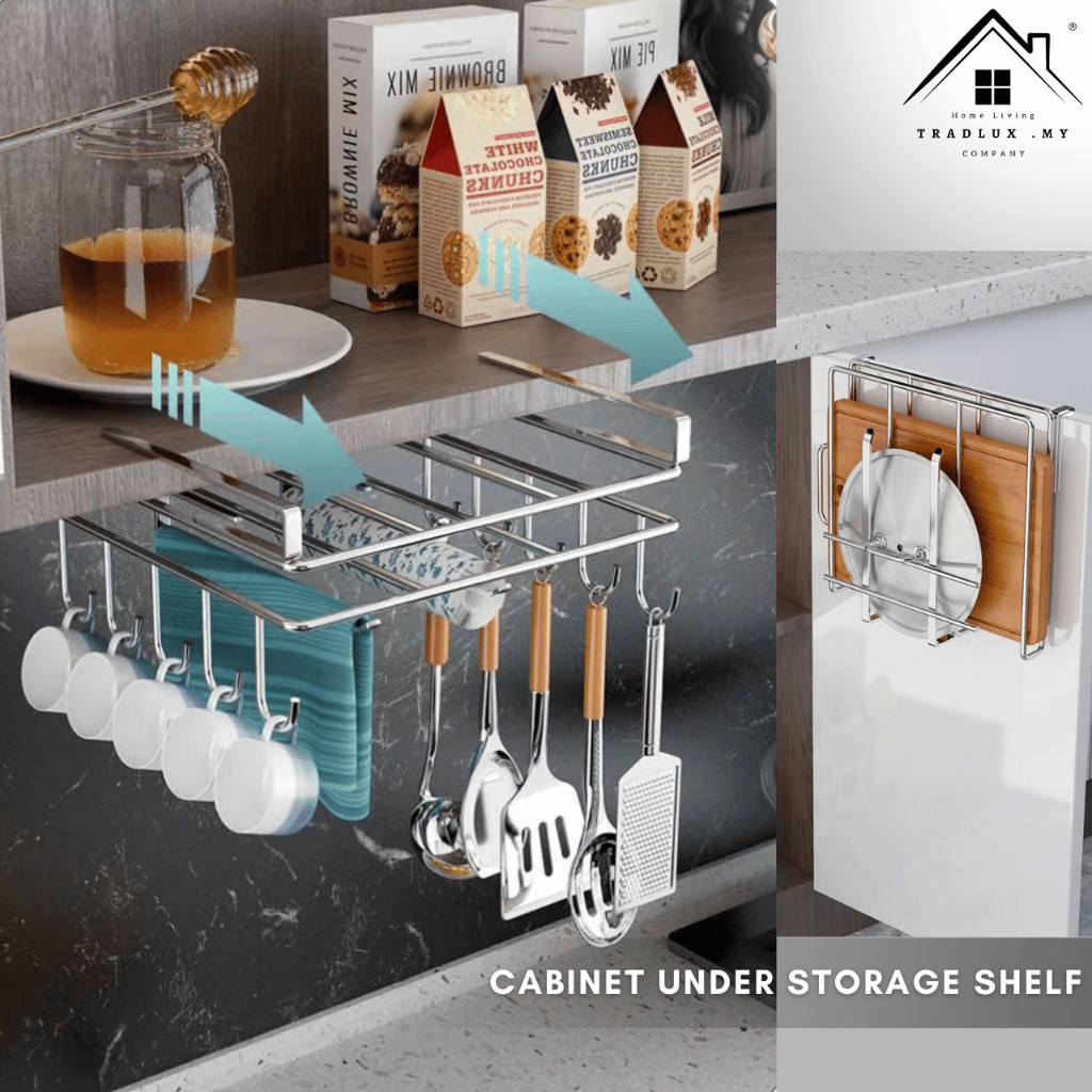 Cabinet Mounted Shelf Cabinet Door Shelves Chopping Board Holder for ...