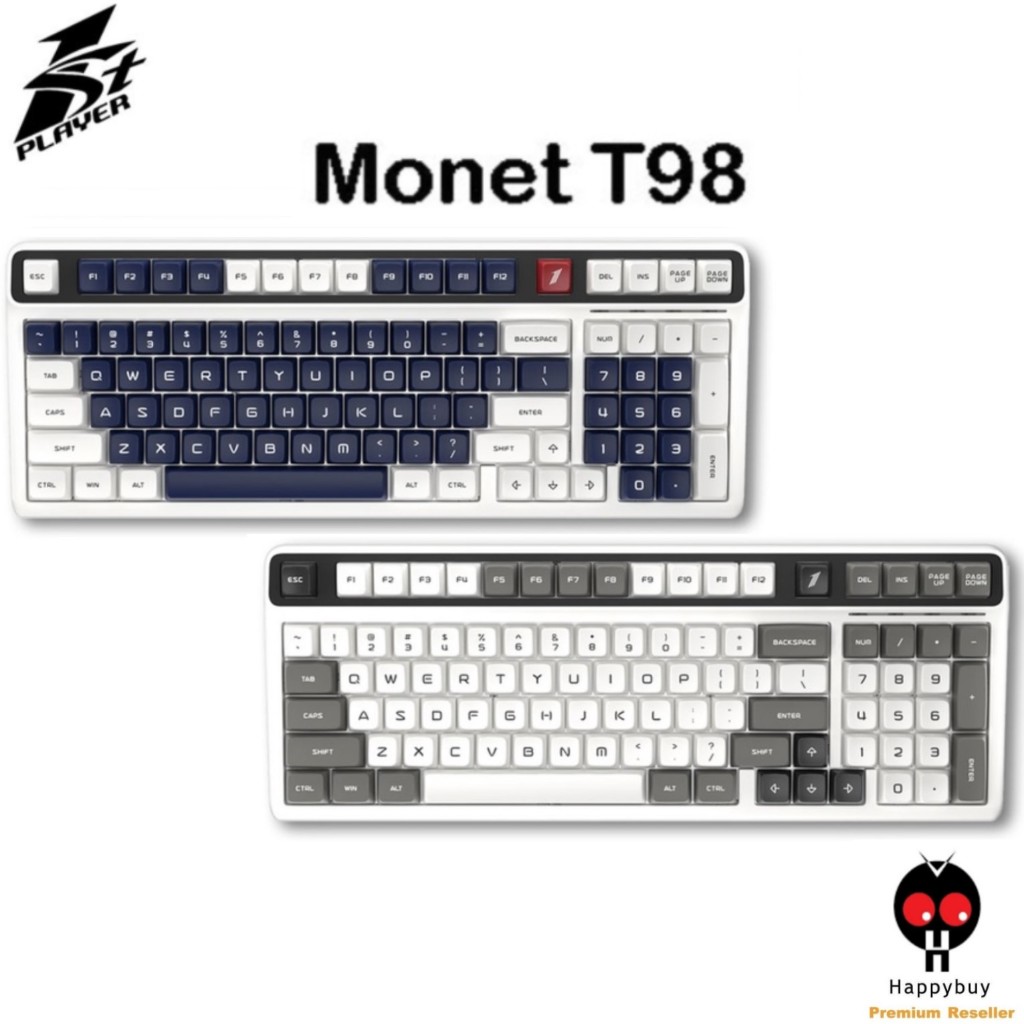 1st Player Monet T98 98 Keys Wired RGB Light Mechanical Keyboard | Shopee Malaysia