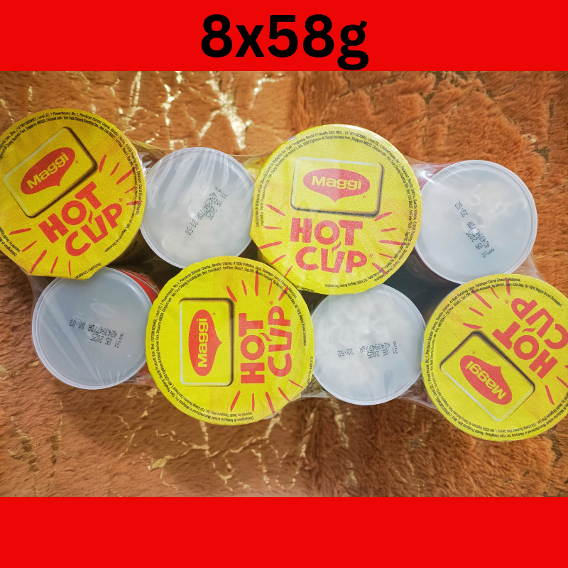 MAGGI Hot Cup - Curry (8 x 58g) Expiry Date Novenber 2025 | Shopee Malaysia