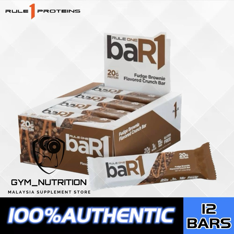 Rule 1 BAR1 Crunch Bars (12BARS) Rule 1 Protein bar,Protein bar,Protein ...